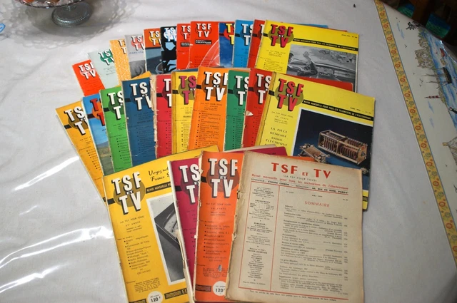 REVUES RADIO TSF TSF et TV 28 revues années 50 - 60 EUR 49,00 - PicClick FR